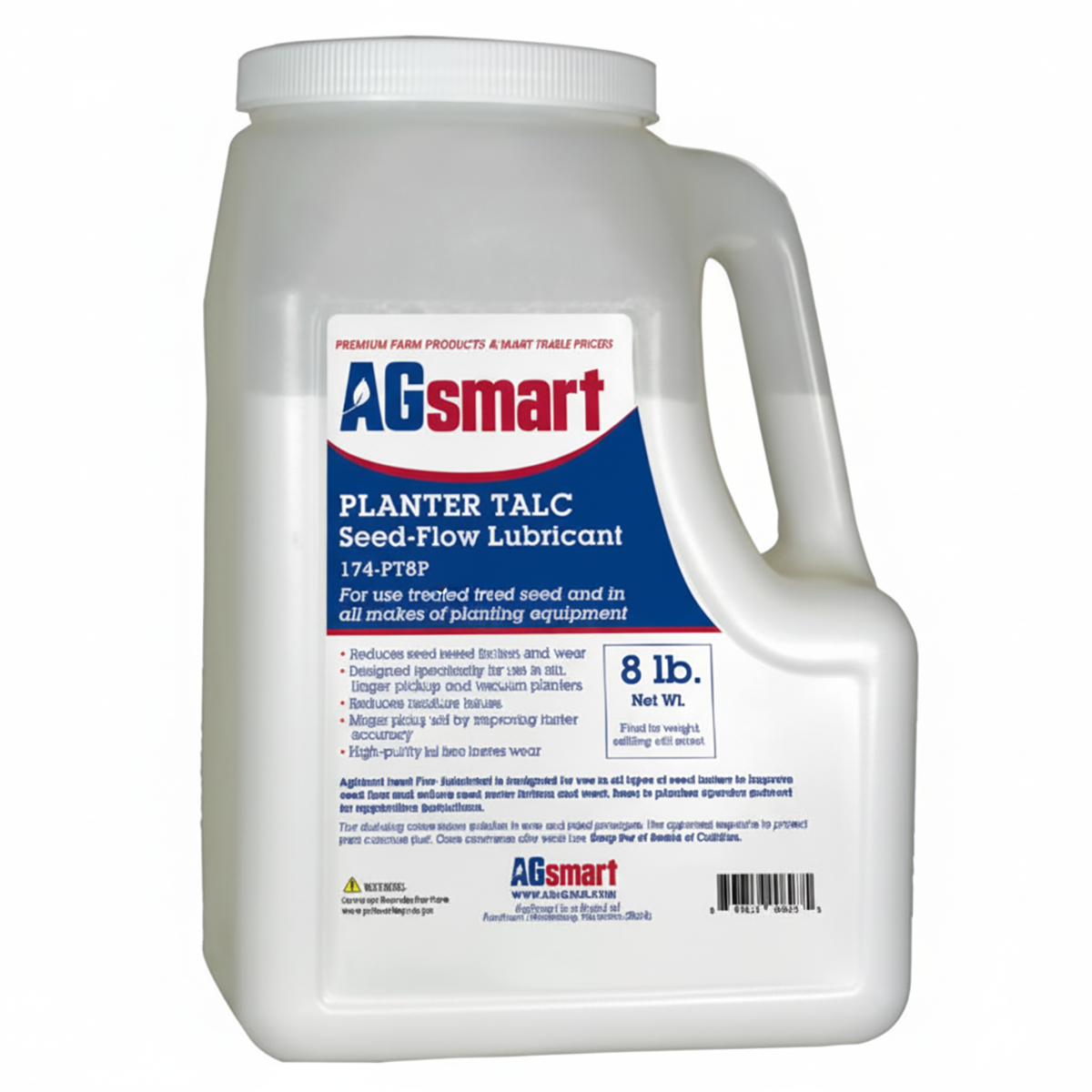 AgSmart 100% Talc Planter Seed Lubricant - 8 lbs. | Quality Farm Supply