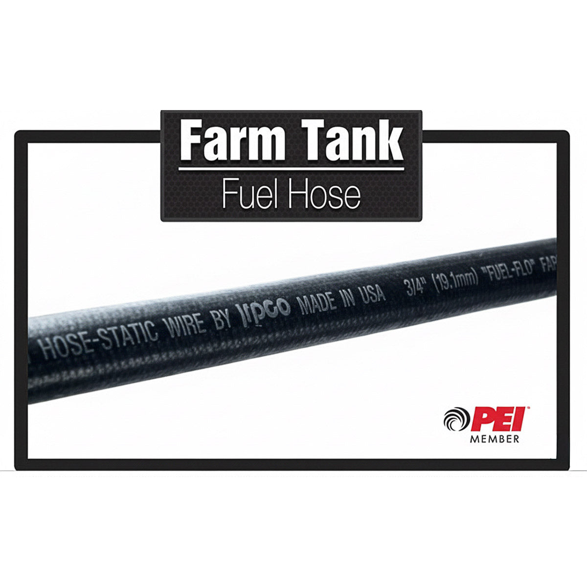 3/4 INCH X 8 FOOT FUEL TRANSFER HOSE | Quality Farm Supply