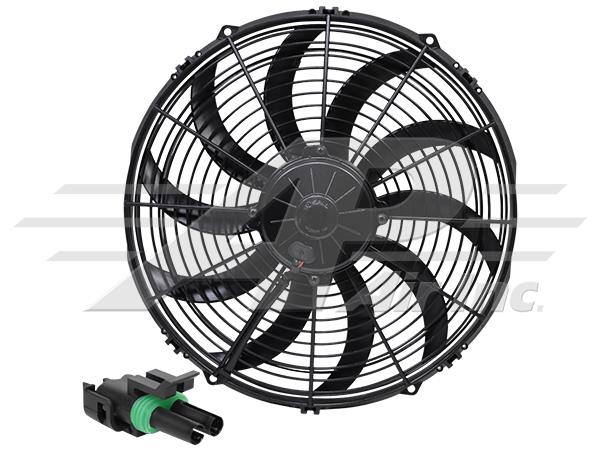 Condenser Fan Assembly, Puller, Curved Blade for Case IH & Ford/New ...