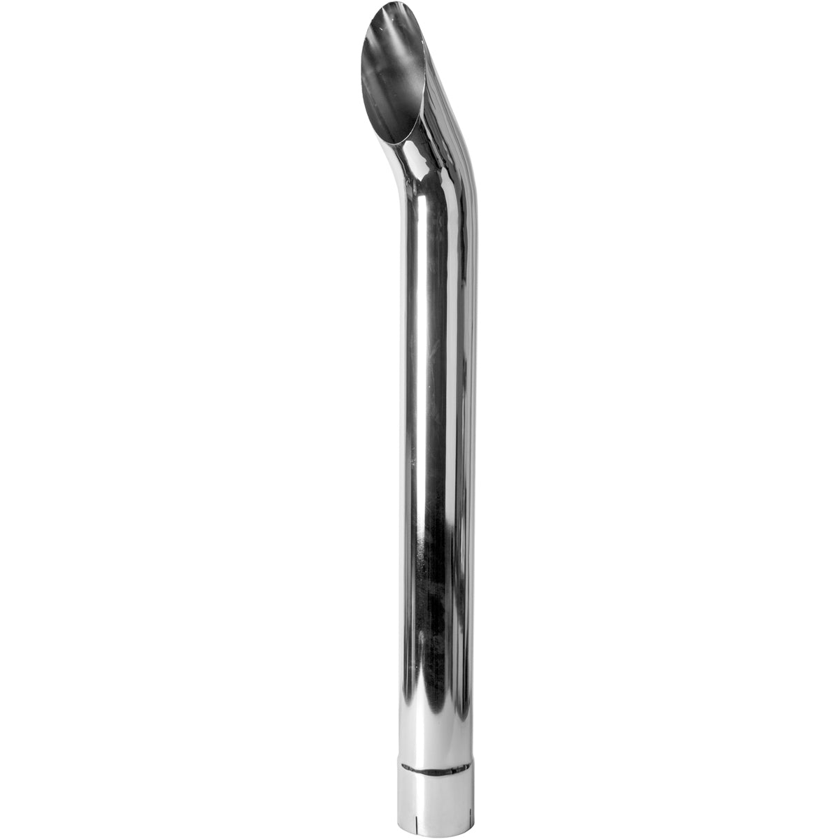 Universal Exhaust Stack Pipe - 4-1/2" x 48", Curved, Chrome | Quality ...