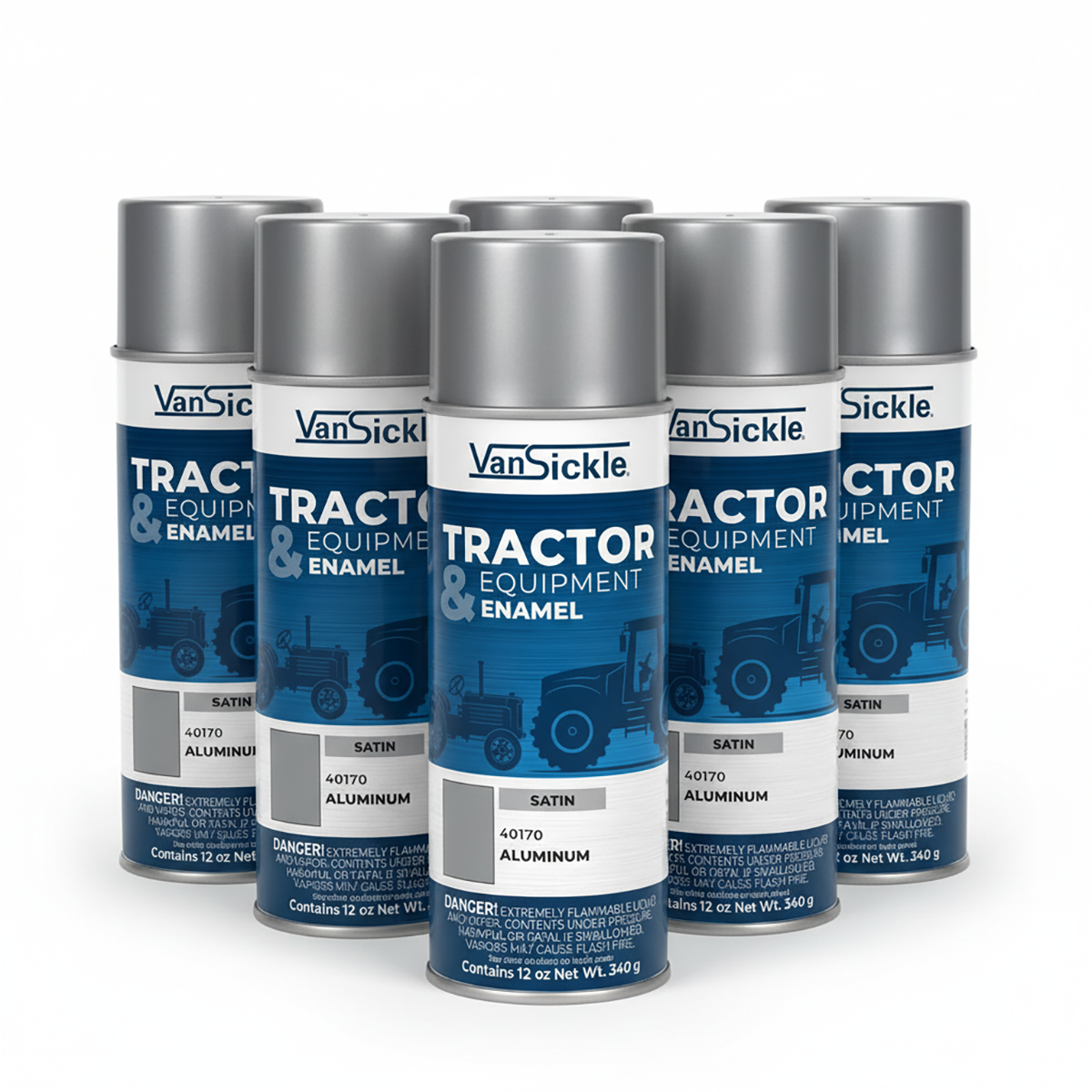 Tractor & Implement Paint - Universal Aluminum, Aerosol (6-Pack ...