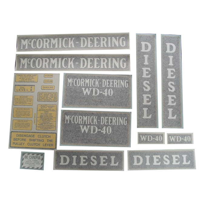 Decal Set for International / Farmall WD-40 Vinyl | Quality Farm Supply