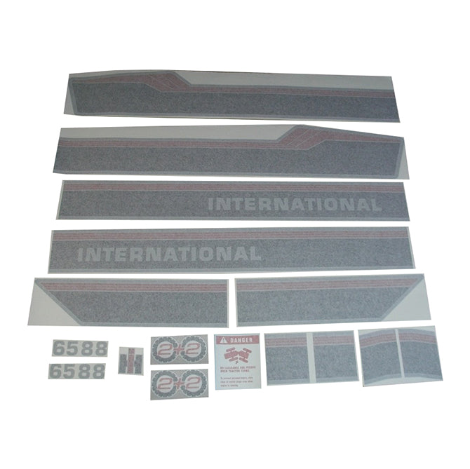 Decal Set for International / Farmall 6588 Vinyl - Hood & Cab Decals ...