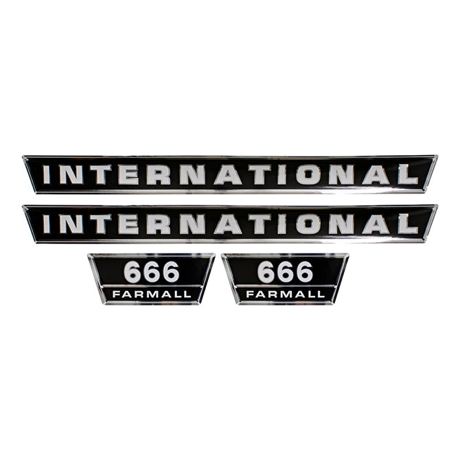 Decal Set for International / Farmall 666 | Quality Farm Supply