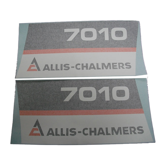 Decal Set for Allis Chalmers 7010 Black Chassis | Quality Farm Supply