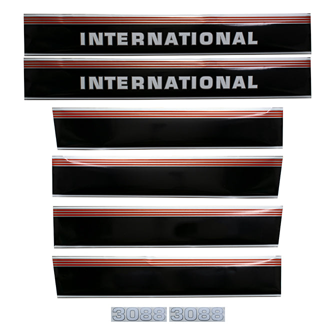 Decal Set for International / Farmall 3088 Mylar - Hood & Cab Decals ...